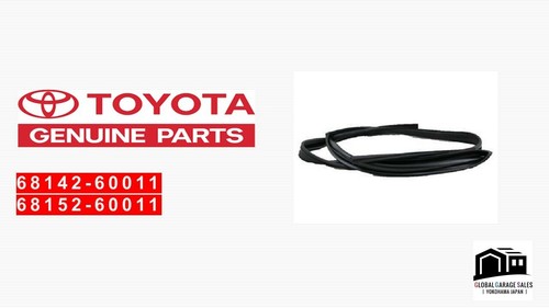 TOYOTA Land Cruiser Genuine RUN REAR DOOR GLASS Left & Right Set OEM ...