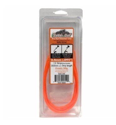 Saber Cut Pre-Cut Trimmer Line 12 StripsMade USA 305mm (12')' pre-cut ...