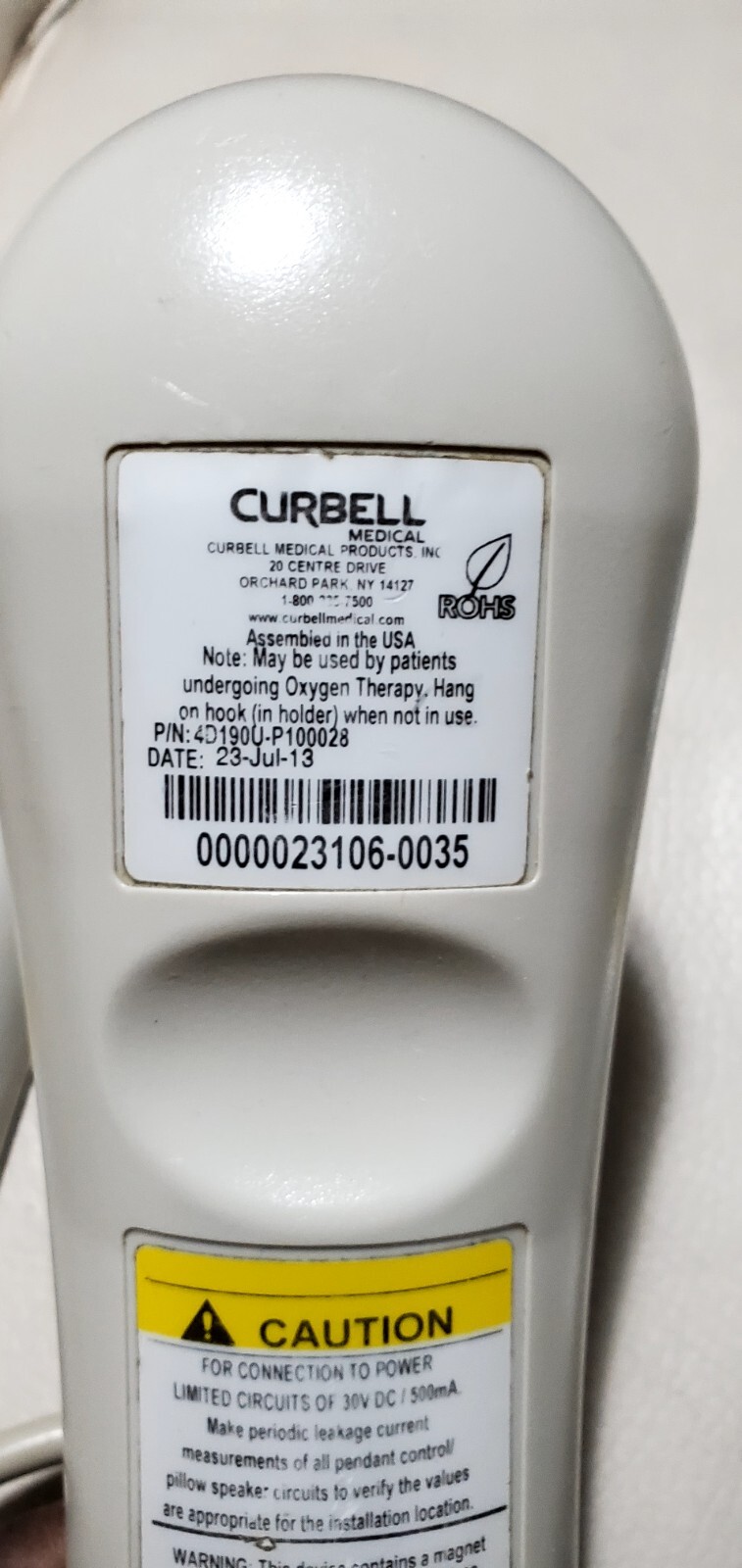 CURBELL 4D190U-Z104038 / 4D190UZ104038 | eBay