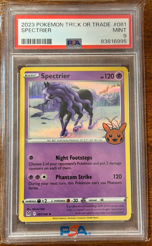 Pokemon TCG 2023 Trick or Trade Spectrier #081 PSA 9 Mint | eBay