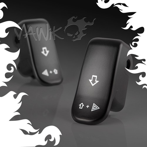 VAWiK turn signal switch extension extender cap black (ABS) fits '96 ...