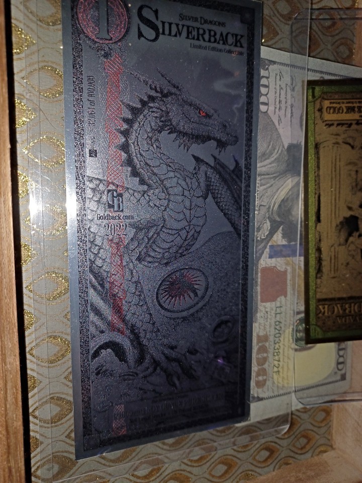 1 Silver Dragon Silverback 2022 Currency Limited-Edition | eBay