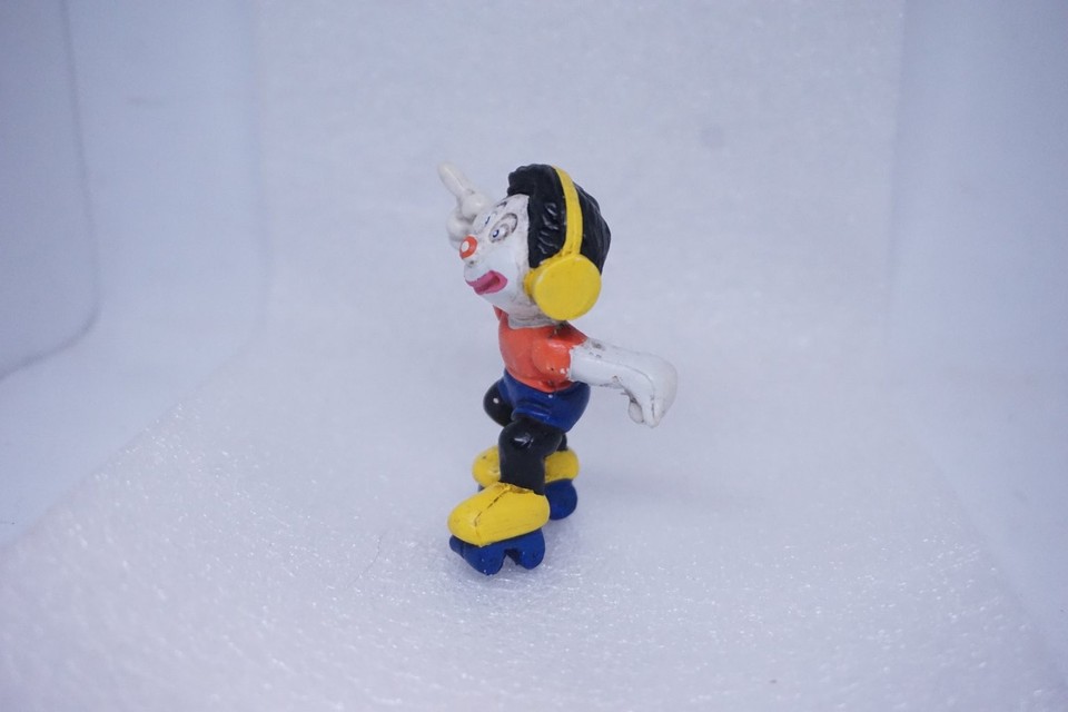 Vintage Mego Clown Reggie Disco Roller King Skater Figure Headphones | eBay