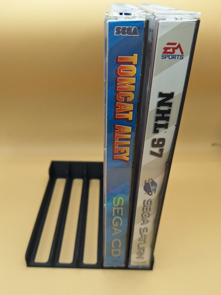 CD Long Box (Sega CD, Saturn) Case Organizer Tray, 5 or 10 slots, 3D ...