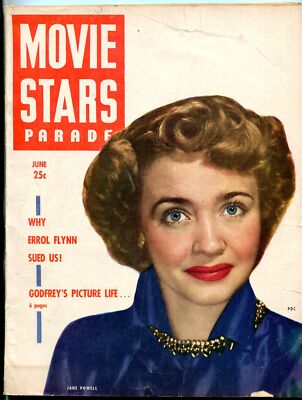 MAG: Movie Stars Parade Magazine June 1949-JANE POWELL RONALD REAGAN | eBay