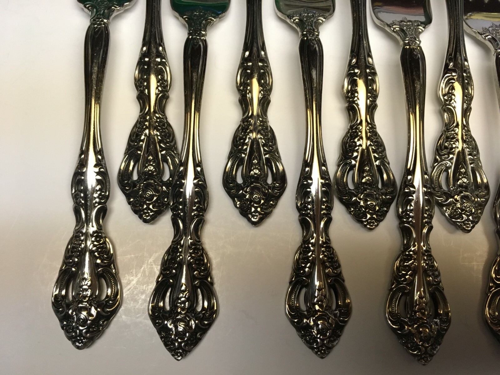 Oneida Cube Mark Michelangelo Stainless Heirloom Glossy Flatware ...