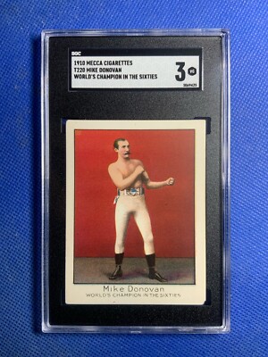 1910 Mecca Cigarettes T-220 Boxing Cards: Mike Donovan SGC 3 | eBay