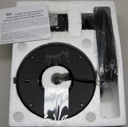 Alpine Mini-Pond Fogger/Mister with LED Lights (3 Jets), FG203LR | eBay
