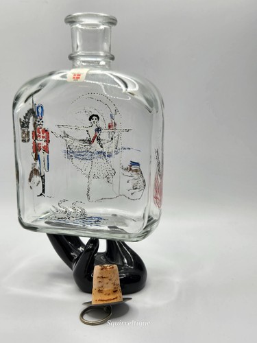 1980s HOLMEGAARD H.C. Andersen The Staunch Tin Soldier Decanter Bottle ...
