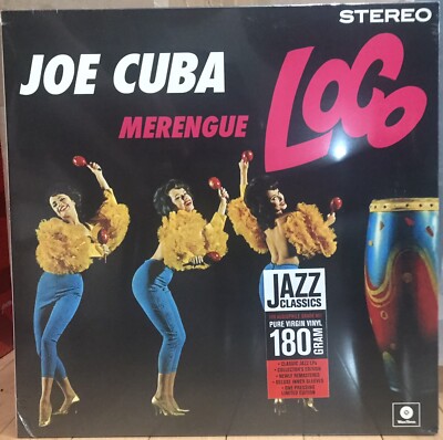 New LP Record JOE CUBA Merengue Loco Pure virgin vinyl 180 gr Deluxe ...