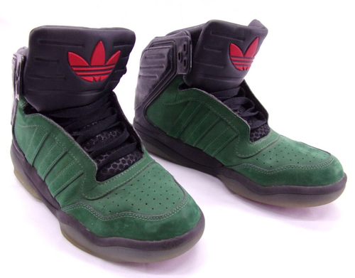 Adidas Shoes Mens 9 Tech Street Mid Originals Green Black Sneakers ...