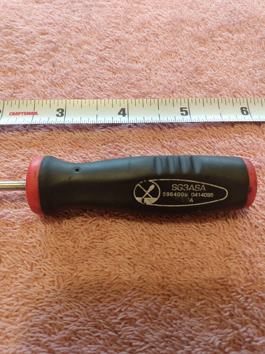 Snap-on Tools SG3ASA Black & Red Instinct Soft Grip Mini Pick Straight ...