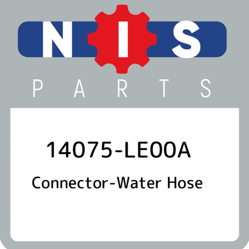 14075-LE00A Nissan Connector-water hose 14075LE00A, New Genuine OEM ...