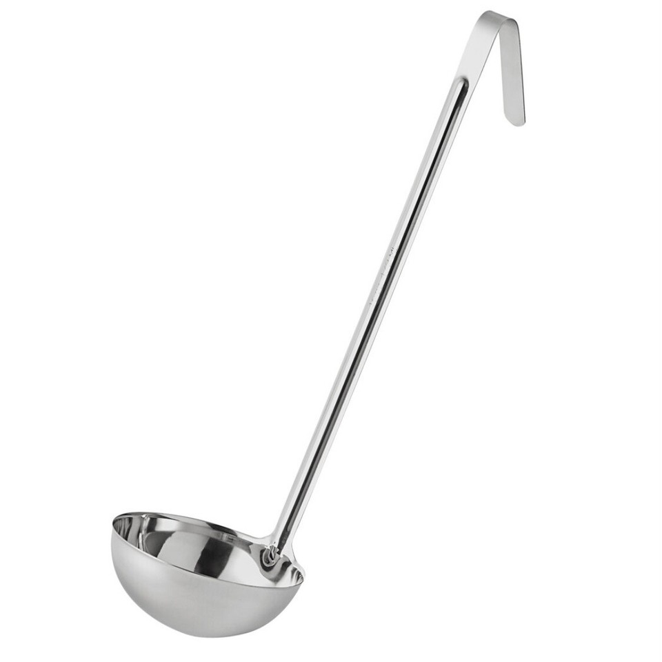 One-Piece Stainless Steel Ladle / Dipper for Sauce Soup Kitchen Tool | eBay
