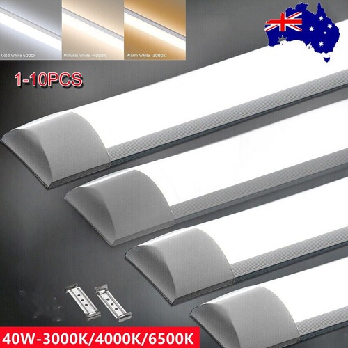 LED Slim Ceiling Batten Tube Light Linear 120CM 6000k 3000k 4000k ...
