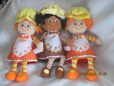 Little Miss Muffin Dolls 9" dated 2011 Orange & Chocolate Lot of 3 | eBay