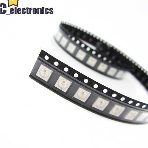 50PCS WS2812B 5050 SMD Individually Addressable Digital RGB LED Chip 5V ...