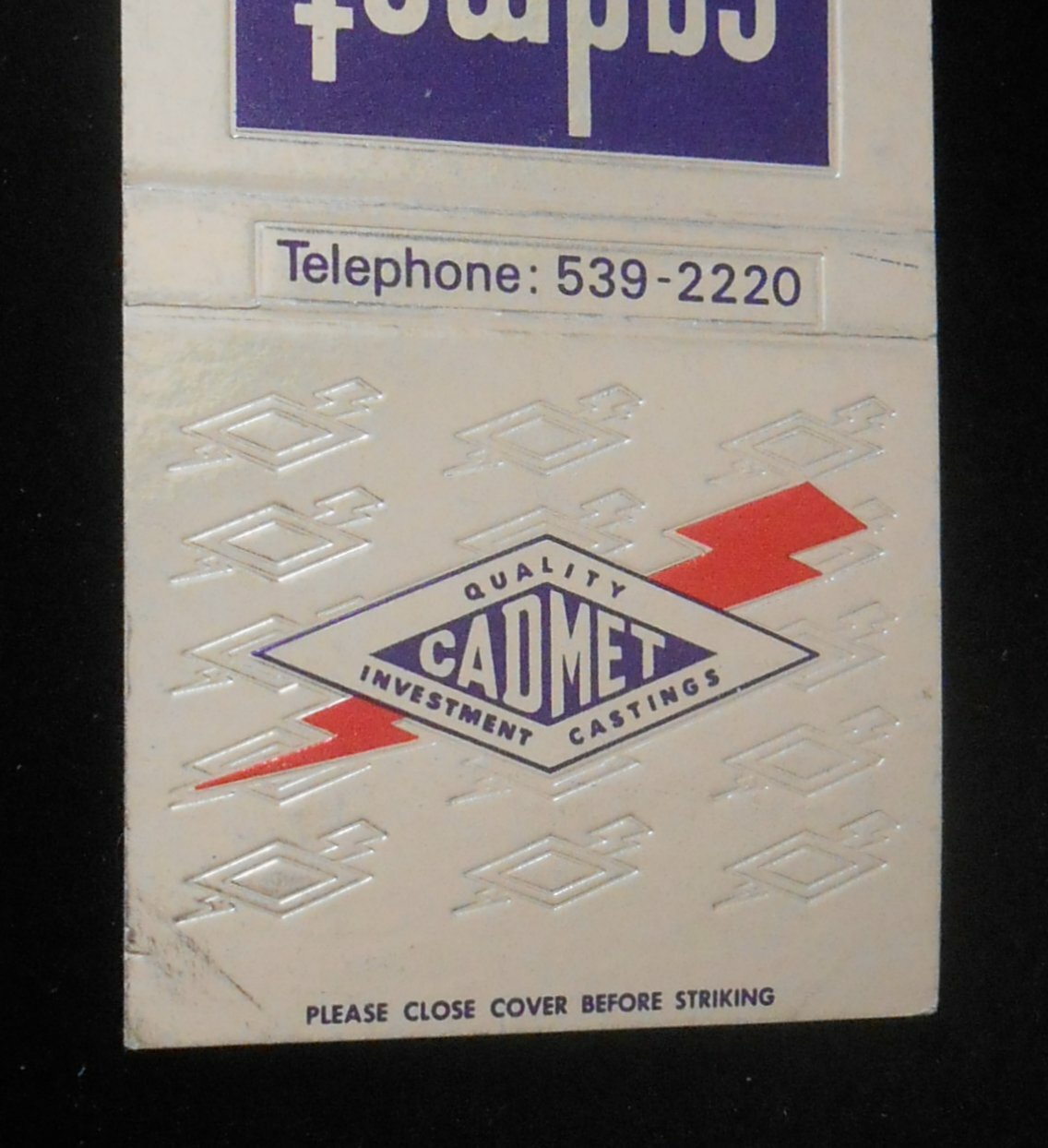 1970s Cadmet Castings Wear Plates 20801 Ryan Road Warren MI Macomb Co ...