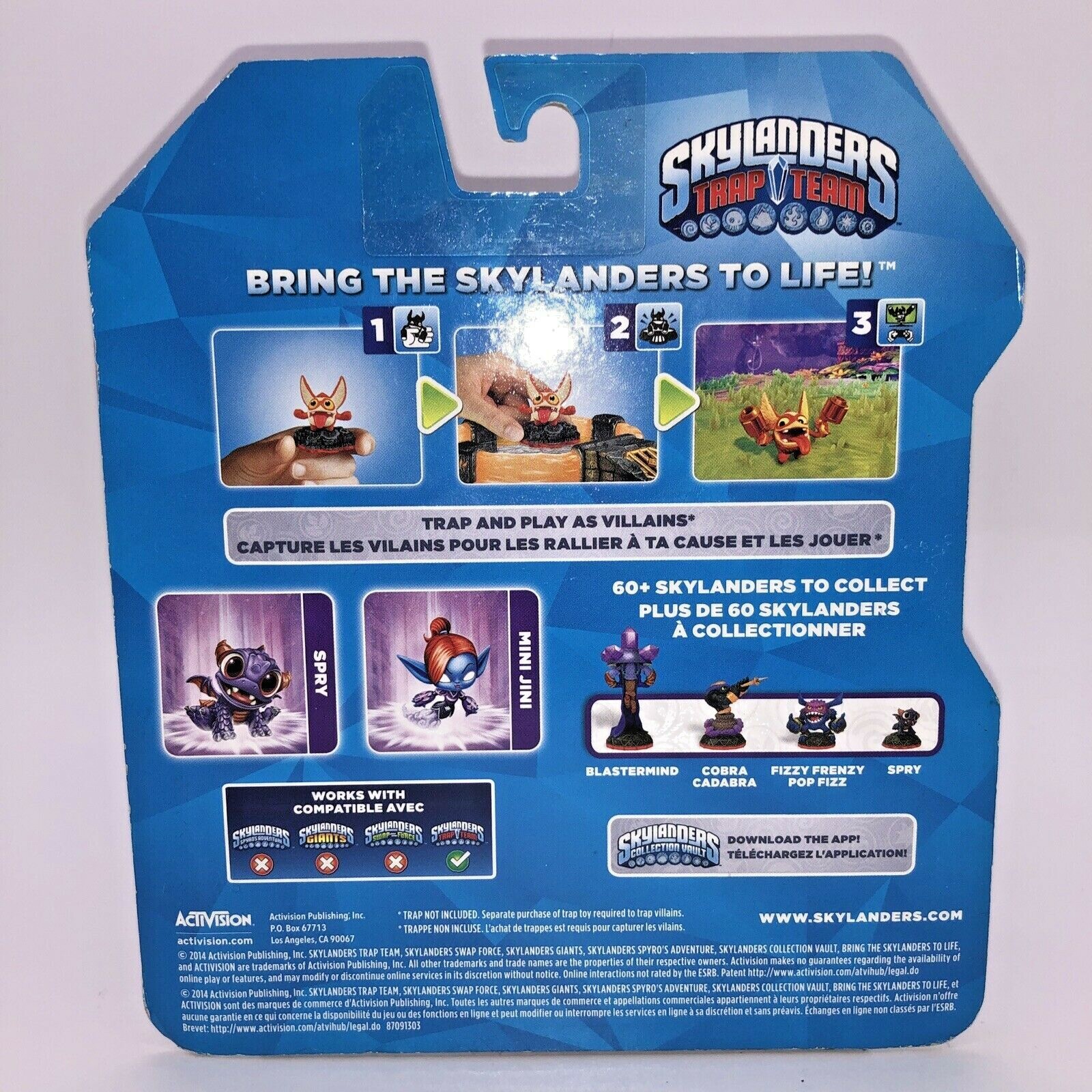 Activision Skylanders Trap Team Spry and Mini Jini Figures for sale ...