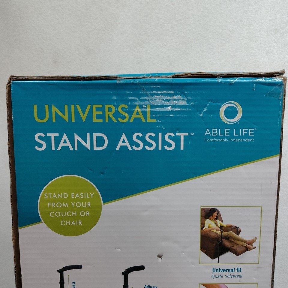 Able Life Stand Assist Adjustable Universal Mobility Support Bar NIOB ...