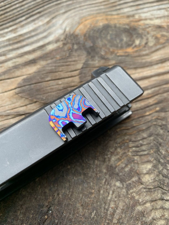 TIMASCUS Titanium Glock Backplate, Slide Plate for Glock Gen 1-5 ...