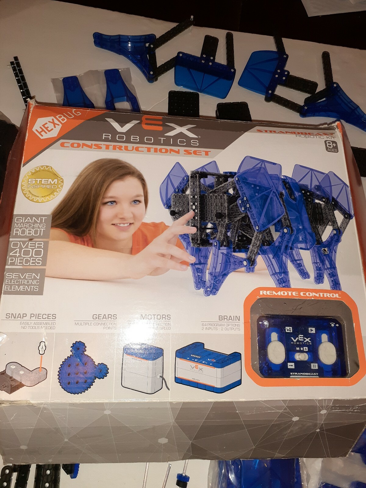 HEXBUG VEX Robotics STRANDBEAST Construction Set - Interactive R/C ...