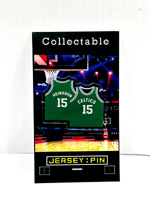 Boston Celtics Tom Heinsohn jersey lapel pin-Classic C's Collectable | eBay