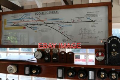 PHOTO BODMIN GENERAL SIGNAL BOX THE SIGNALLING DIAGRAM FOR THE STATION ...