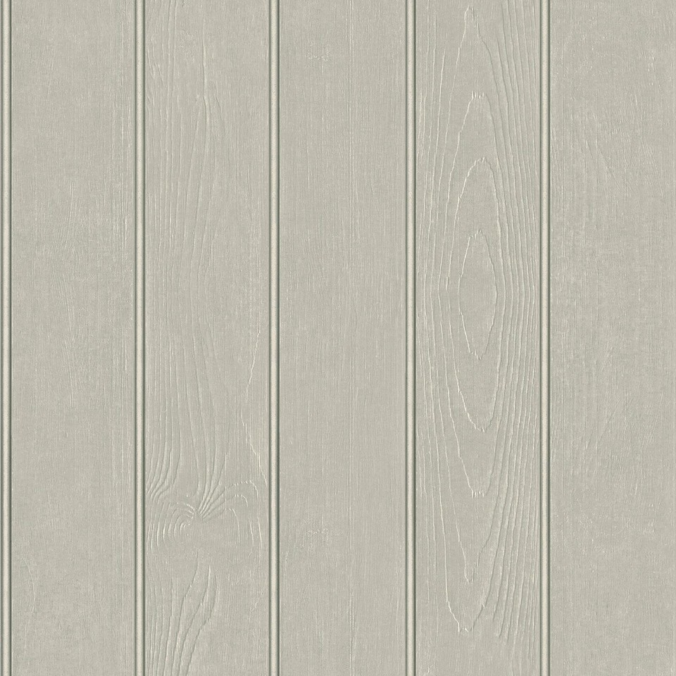 Beaded Wood Effect Panel Wallpaper 3D Realistic Look Panels Grey ...