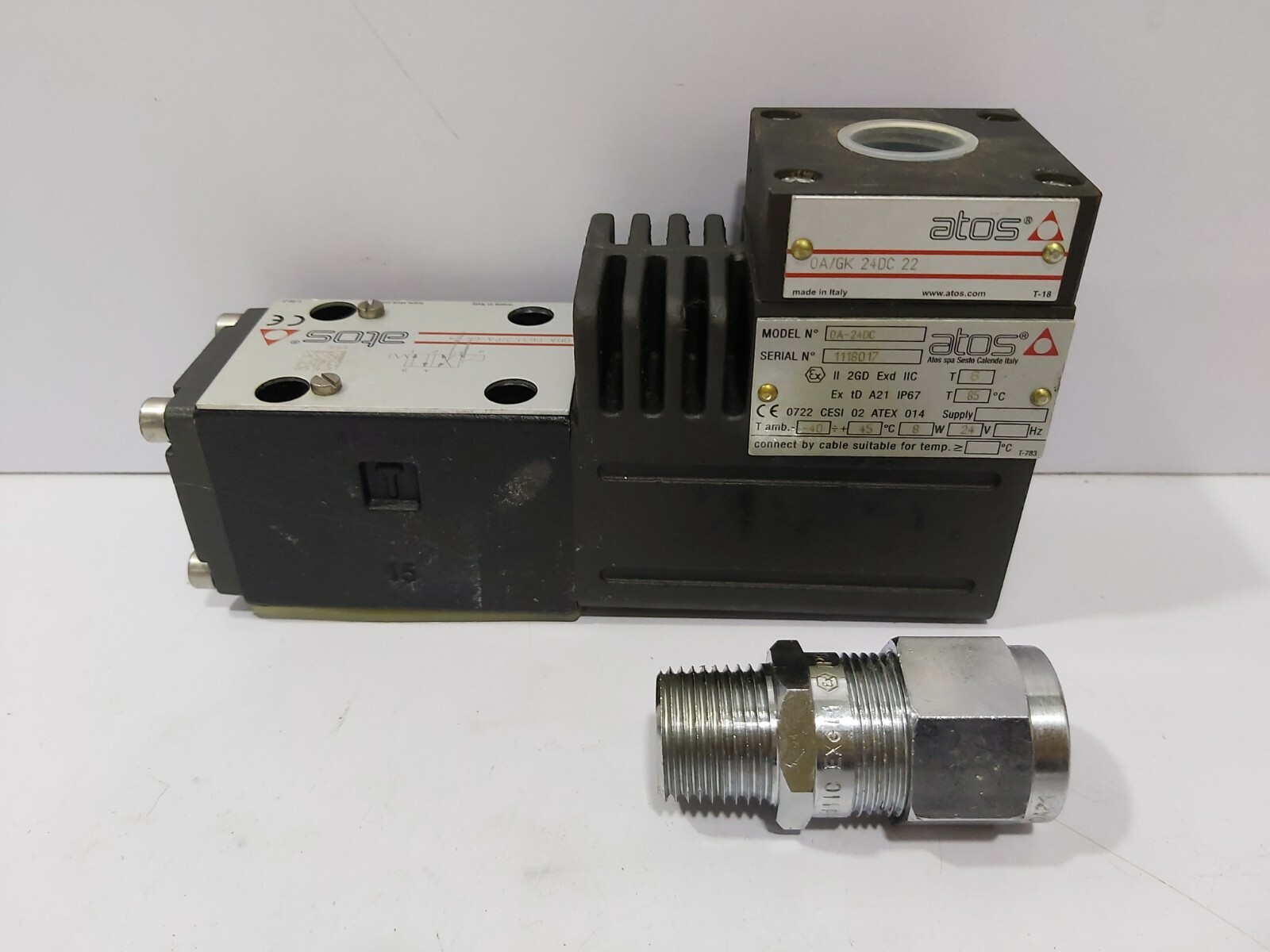 Atos DHA-631/2/PA-GK24 24DC 22 Direction Valve for sale online | eBay