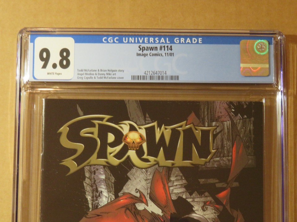 Spawn #114 CGC 9.8 NM/M White Pages New Slab Spawn McFarlane Capullo Miki | eBay
