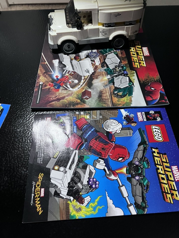 LEGO Marvel SPIDER-MAN HOMECOMING BEWARE VULTURE 76083 Van +manual ...