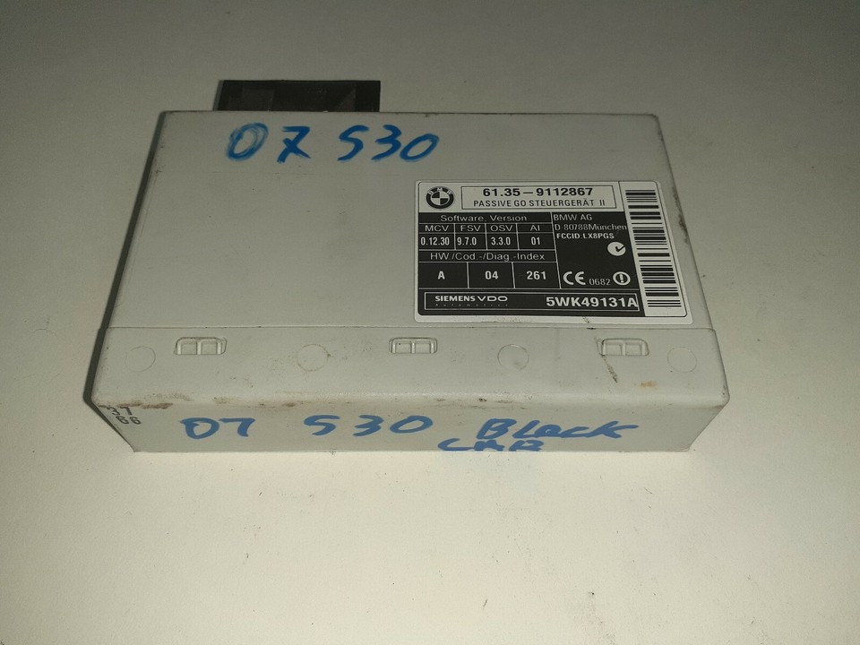 06-10 BMW E63 E64 M6 650 E60 550i Passive Go Module Computer Comfort ...