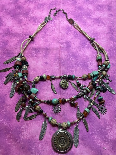 Vintage Robert Shields Designs Three Strand Necklace - Robert Shields ...