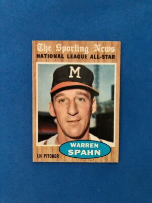 1962 TOPPS #399 WARREN SPAHN NR-MT ! SET BREAK **SMS CARDS** | eBay