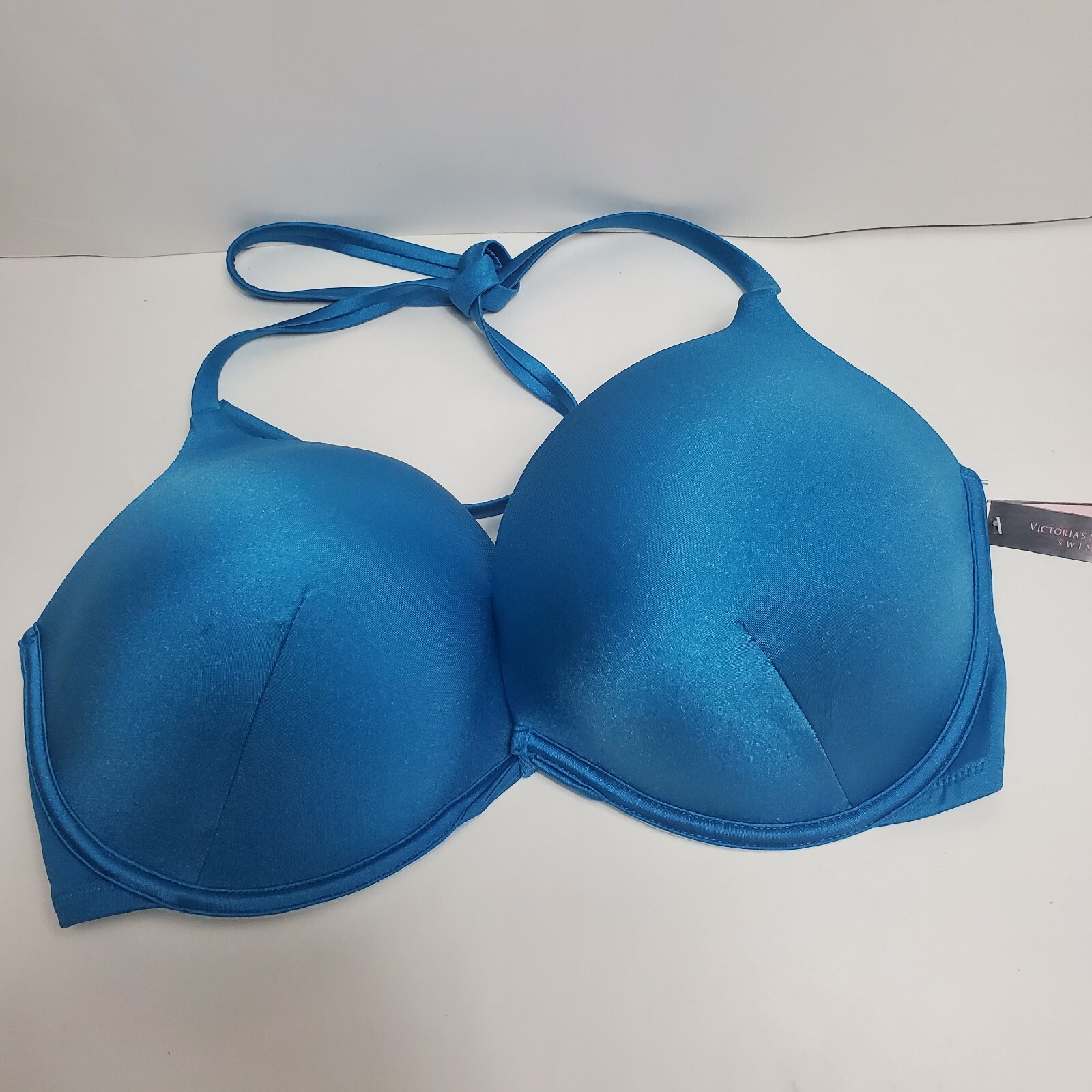 Victoria's Secret Swim Top 38DD Bombshell Adds 2 Cup Sizes Blue | eBay