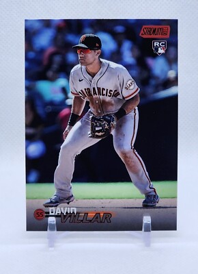 2023 Topps Stadium Club DAVID VILLAR Red Foil RC GIANTS #257 | eBay