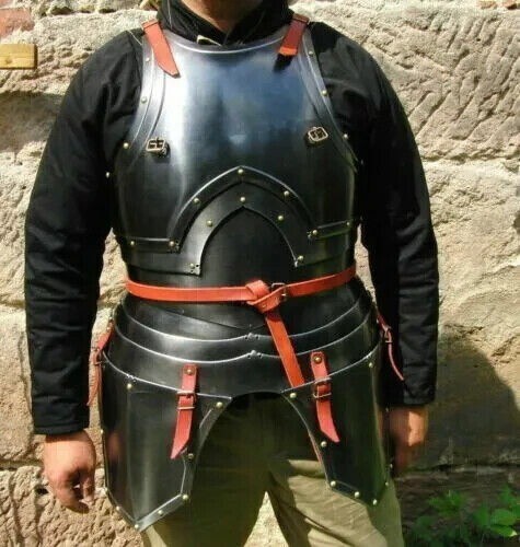 Medieval Breastplate Knight Gothic Cuirass Chest & Back steel Knight ...