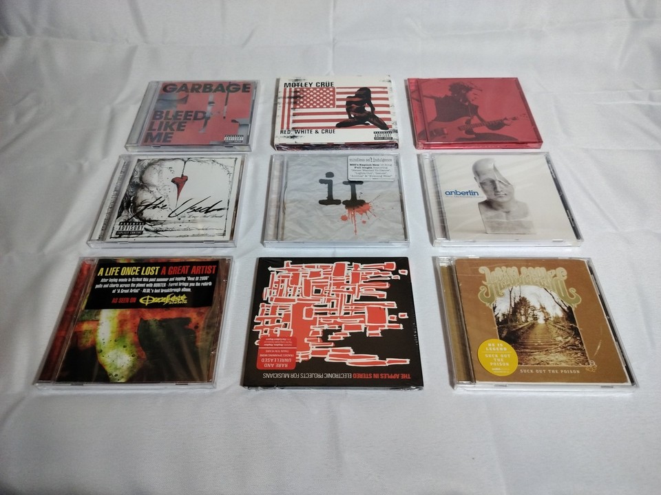 16 Sealed CD Mindless Self Indulgence, The Killers, Anberlin Mixed ...