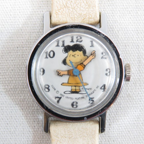 VINTAGE 1952 UNITED FEATURE SYNDICATE INC PEANUTS LUCY CHARACTER WRIST ...