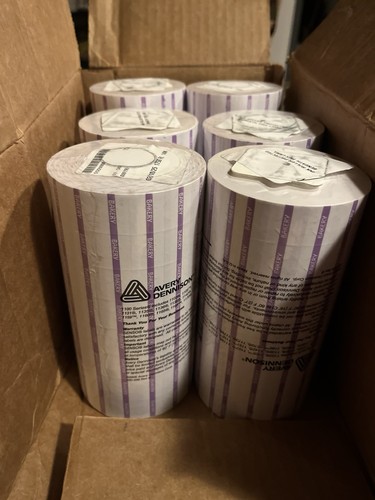 6 SLEEVES of BAKERY LABELS FOR AVERY DENNISON MONARCH GUN 1136 PRICING ...