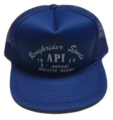 Vtg American Petroleum Institute Trucker Hat Oil Gas Energy Cap API ...