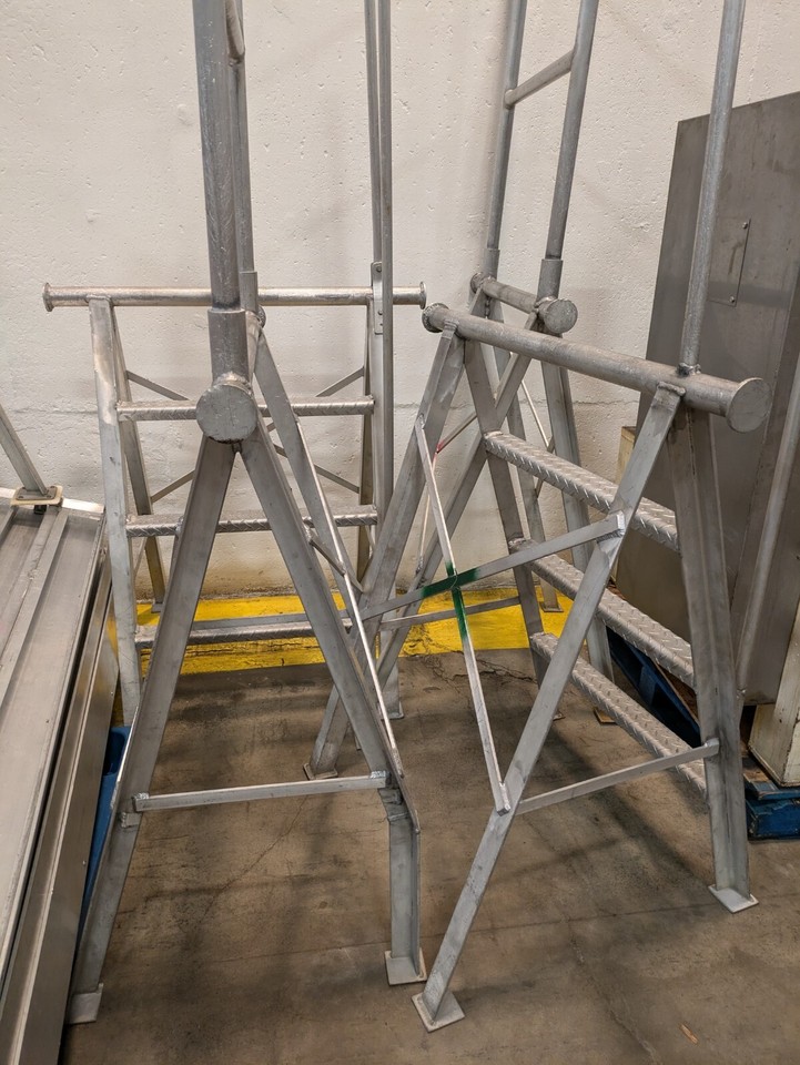 scaffolding used Aluminum planks, risers, steps | eBay