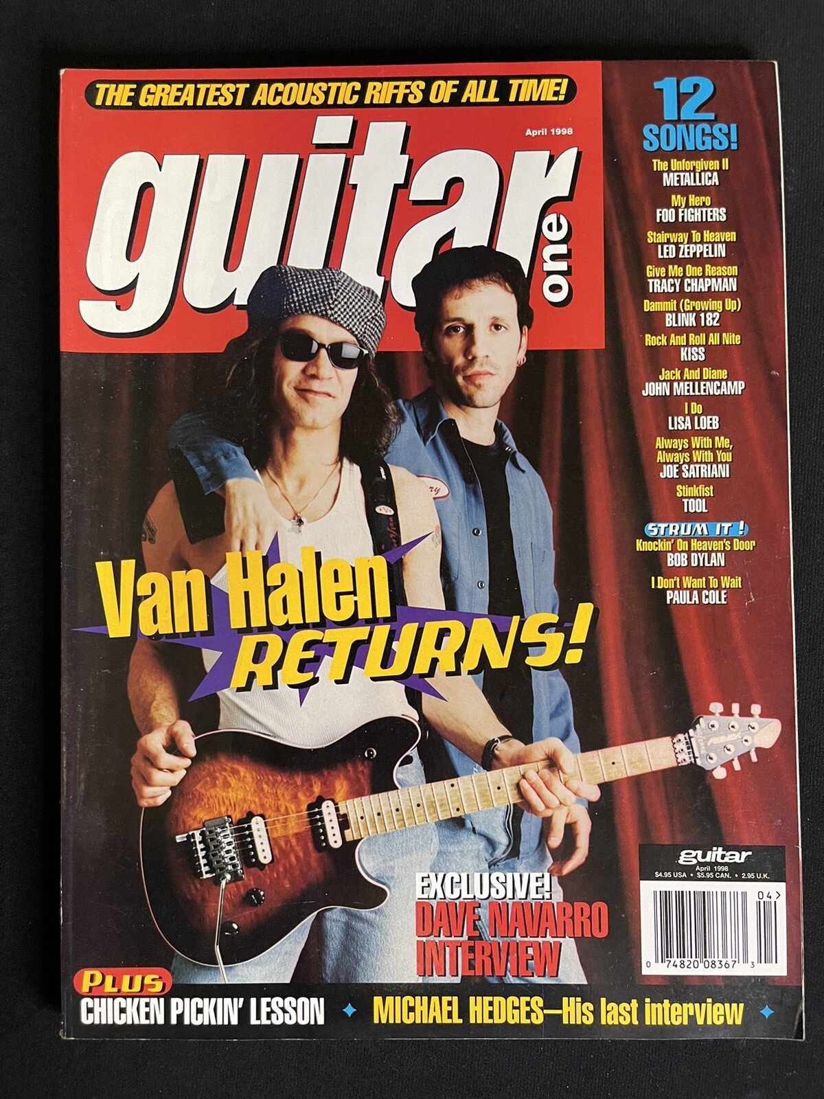 Guitar One Magazine April 1998 Eddie Van Halen | eBay