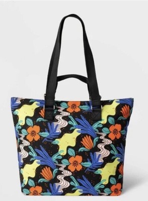 Daniele Jordan Womens Latino Heritage Month Tote Bag Black Floral | eBay