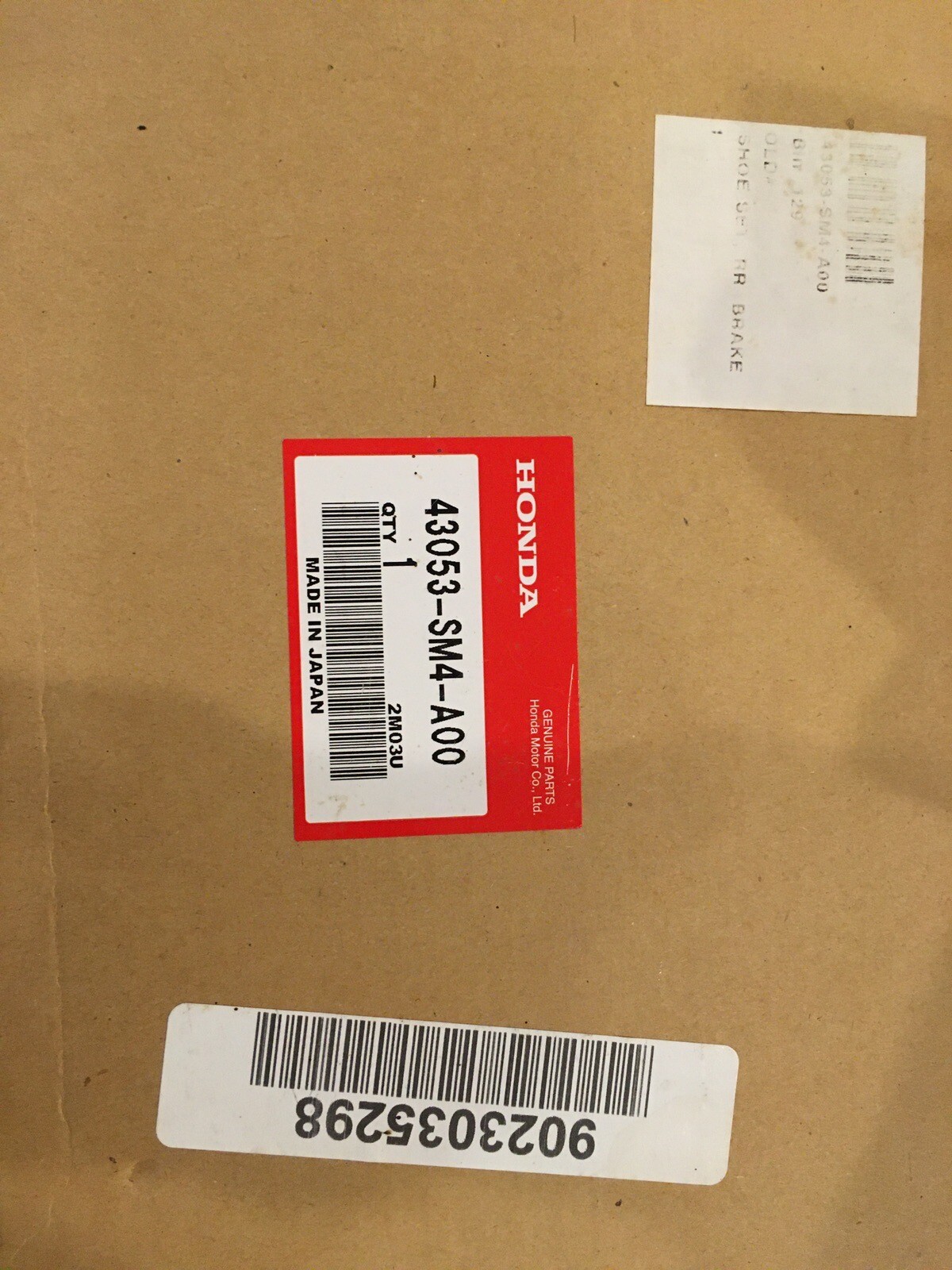 1990-2007 Honda Accord New Rear Brake Shoe Set of 4 OEM- 43053-SM4-A02 ...
