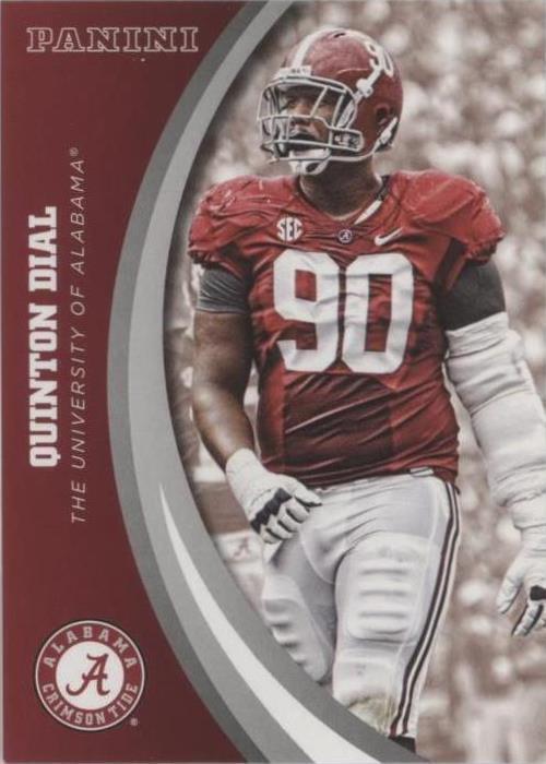 2015 Panini Alabama Crimson Tide - Quinton Dial #58 (RC) for sale ...