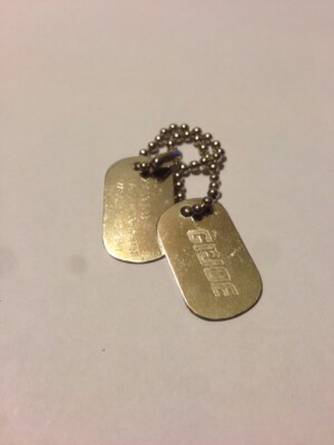 GI JOE - DOG TAGS - FOR 12" ACTION FIGURE 1/6 SCALE 1:6 21st Century ...