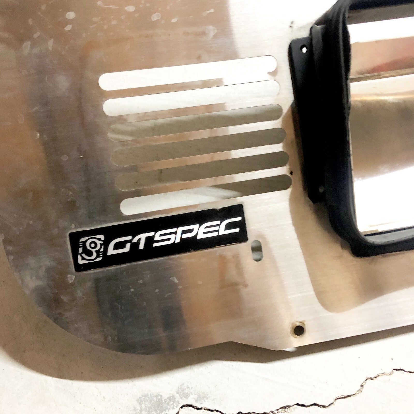 04-05 Subaru Impreza WRX GT Spec Stainless Steel Hood Scoop Splitter ...