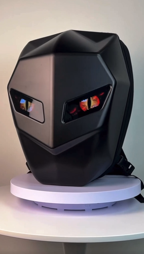 Led Riding Backpack Men Motorcycle Backpack Sports Personality Knight ...